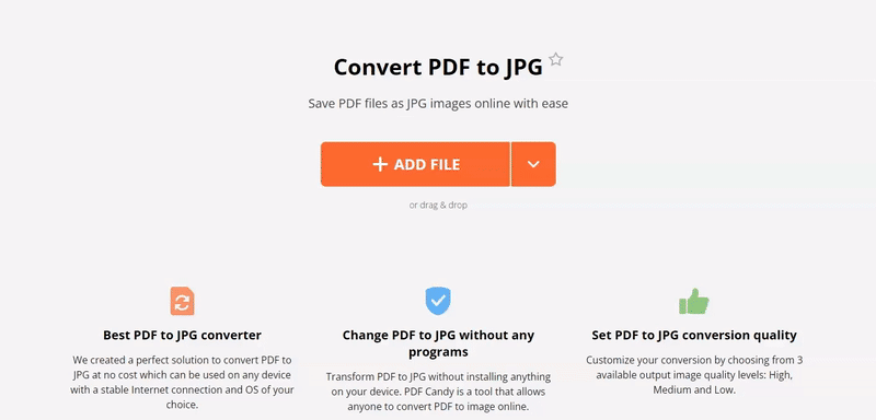 Como Converter PDF para JPG Online - PDF Candy